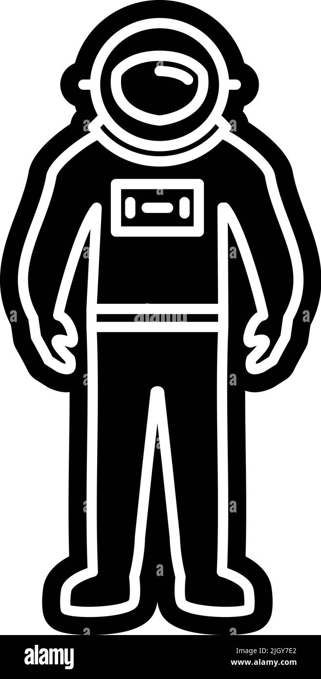 Space astronaut icon Stock Vector Image & Art - Alamy