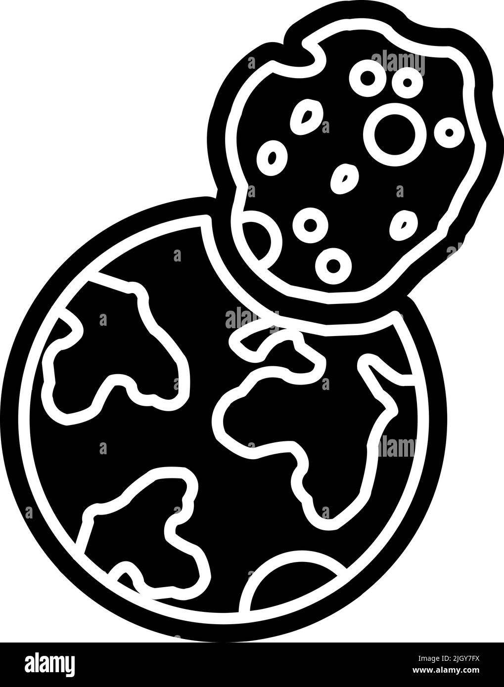 Space planet galaxy Black and White Stock Photos & Images - Alamy