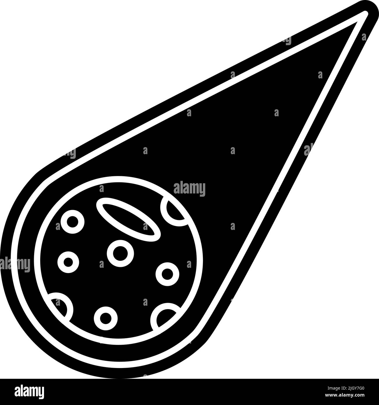 Sky earth comet Black and White Stock Photos & Images - Alamy