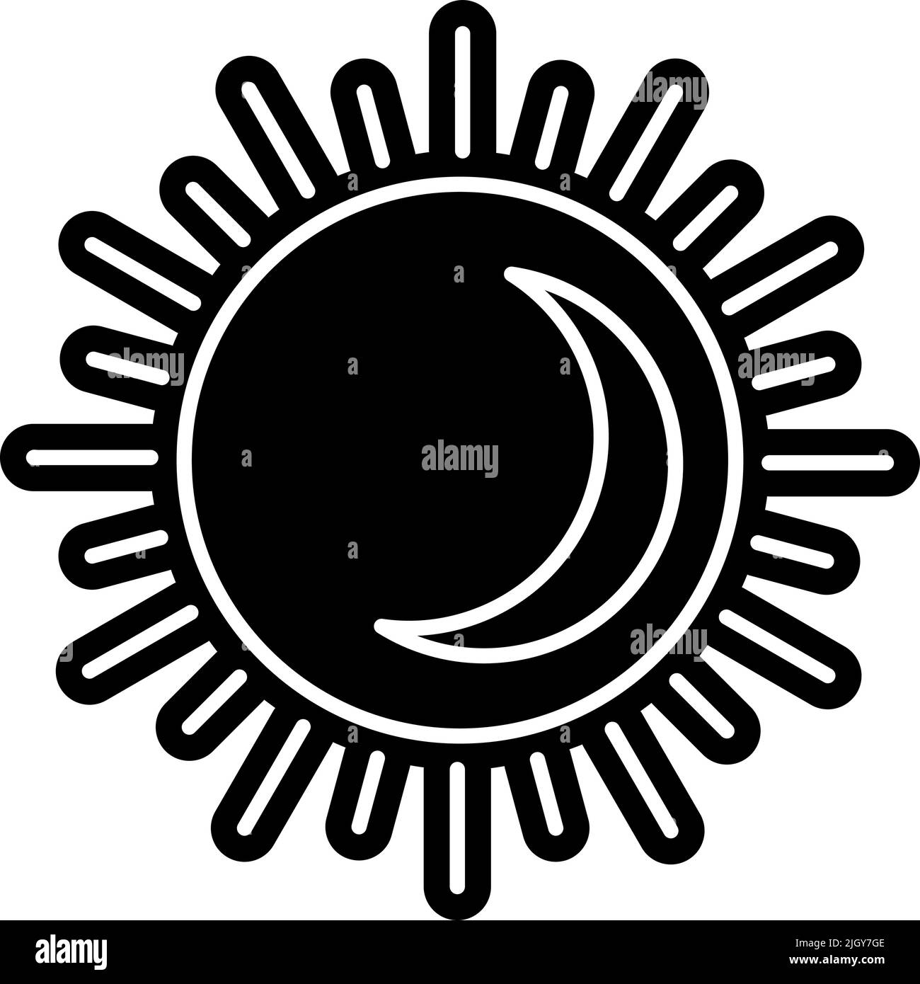 Space eclipse icon Stock Vector Image & Art - Alamy