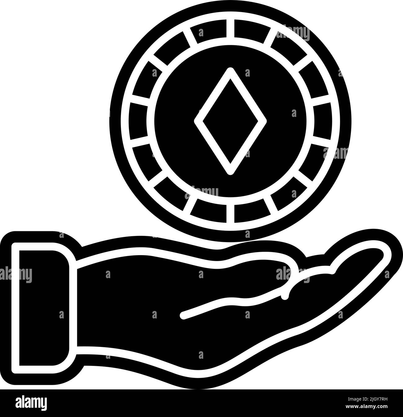 Table games gamble icon Stock Vector Image & Art - Alamy