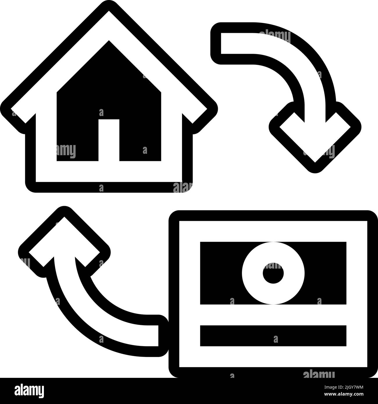 Real estate buy icon Stock Vector Image & Art - Alamy