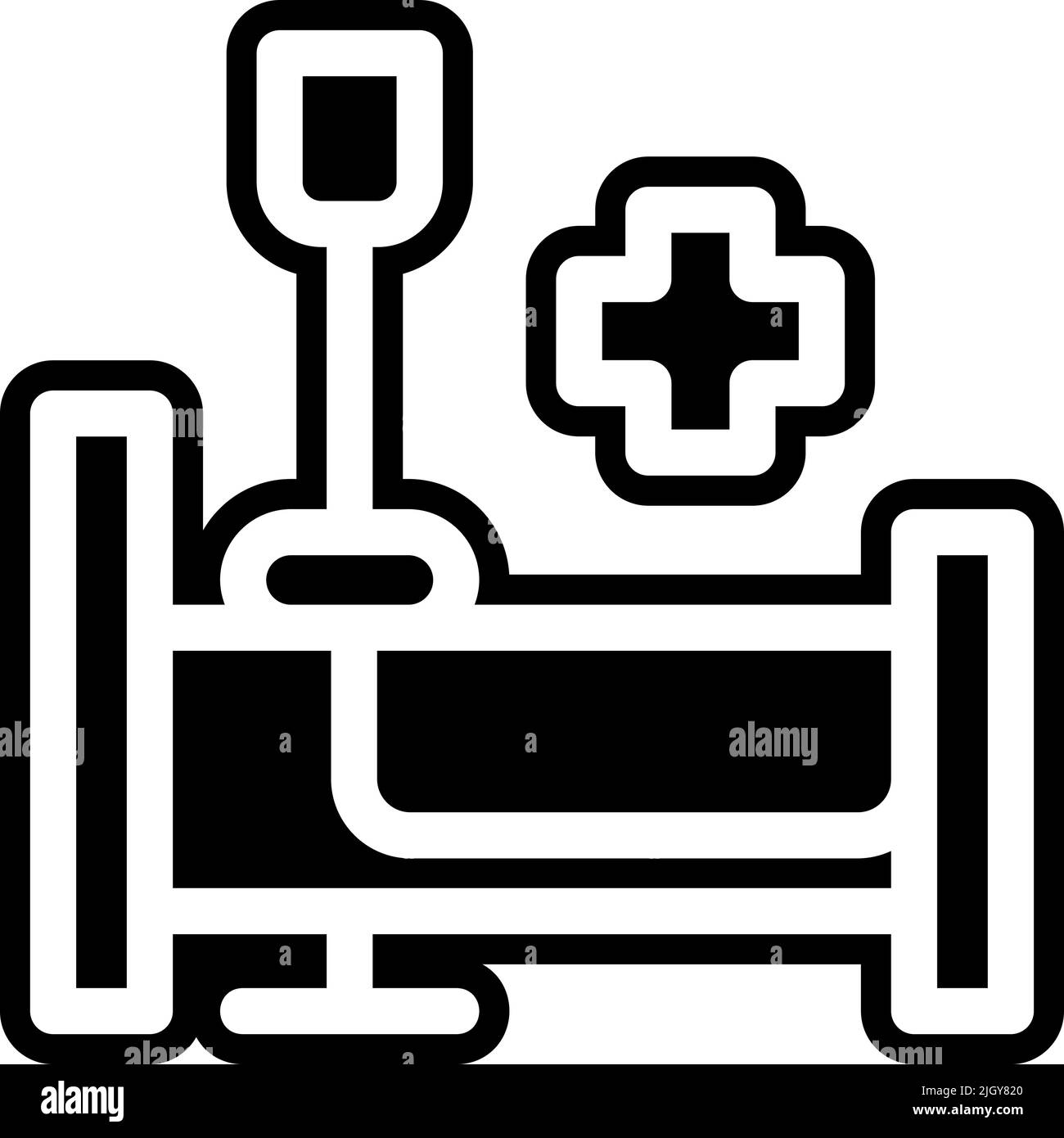 Hospital bed icon hi-res stock photography and images - Alamy