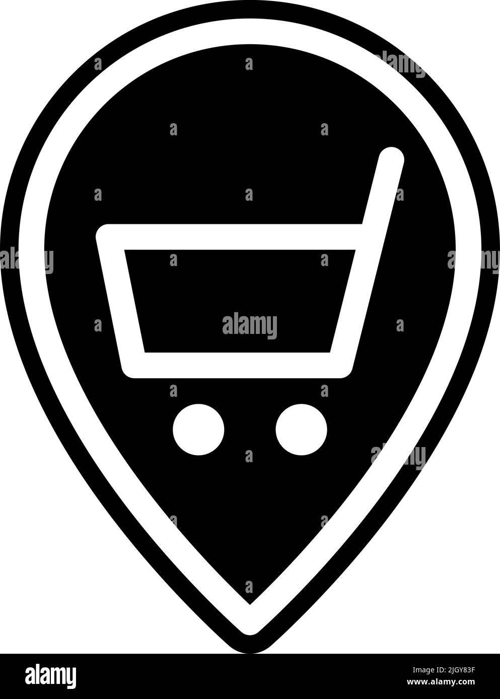 Box with location symbol hi-res stock photography and images - Alamy