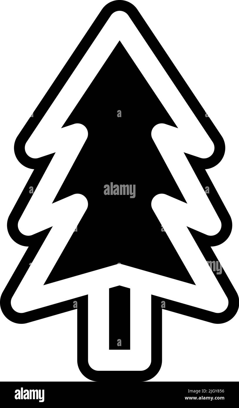 Trees pine tree icon Stock Vector Image & Art - Alamy