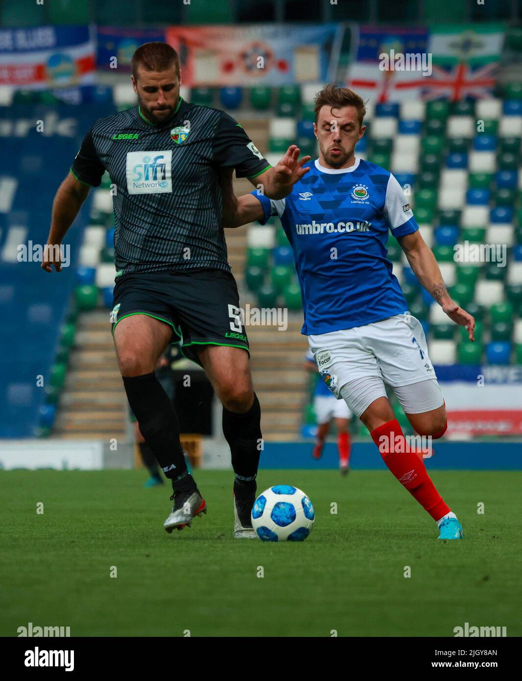 Windsor Park, Belfast, Northern Ireland, UK. 13 July 2022. UEFA ...