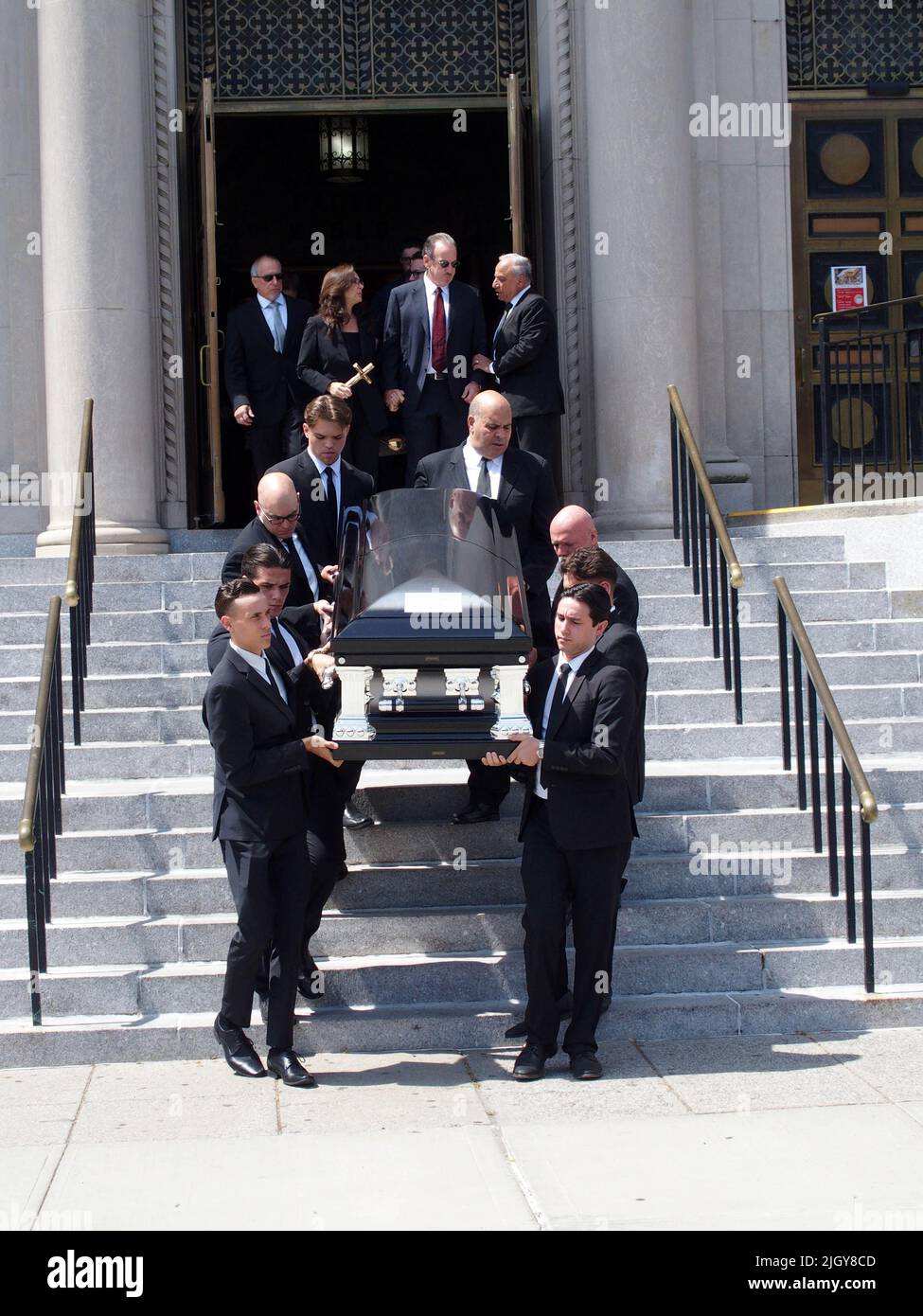 July 13, 2022, New York, New York, USA: July 13, 2022 NEW YORK .Funeral ...