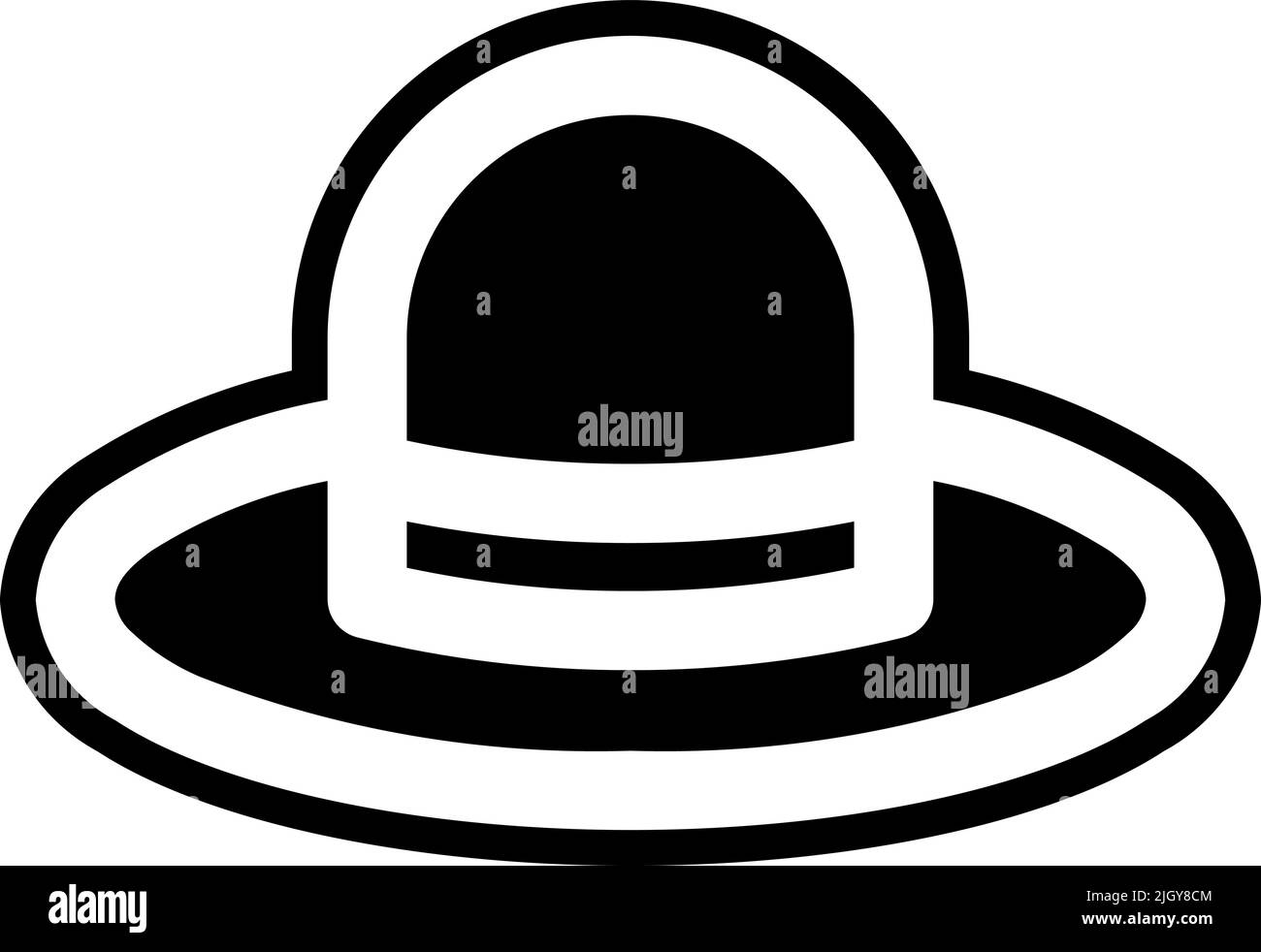 Hat icon Black and White Stock Photos & Images - Alamy