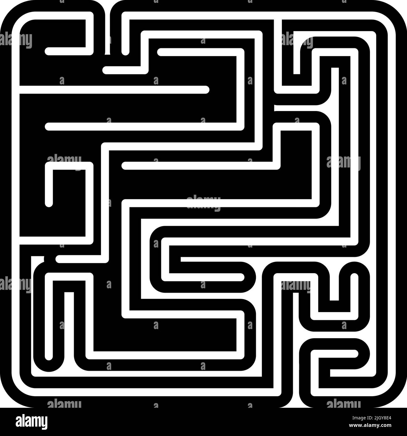 Simple labyrinth hi-res stock photography and images - Alamy