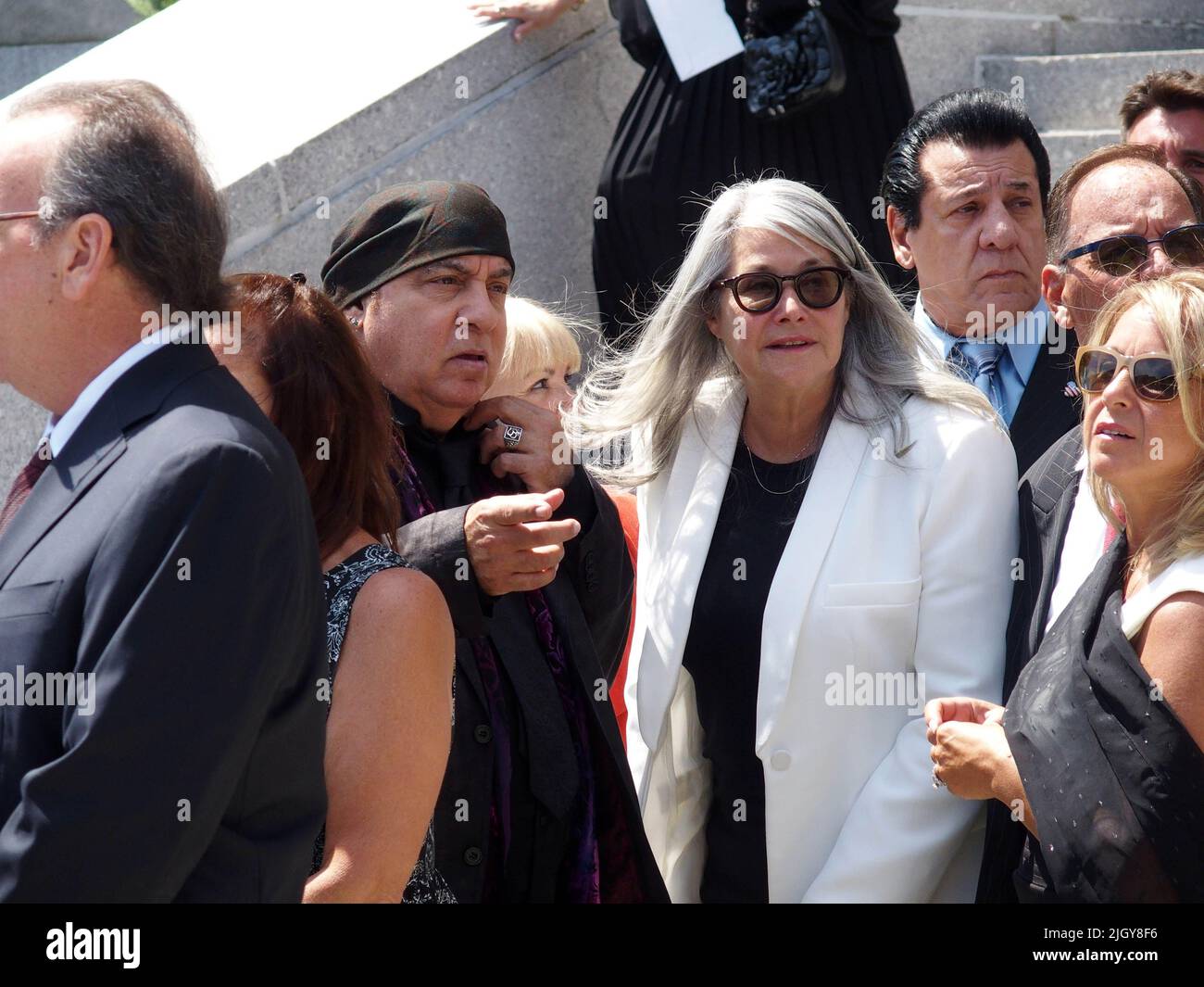 July 13, 2022, New York, New York, USA: July 13, 2022 NEW YORK .Funeral ...