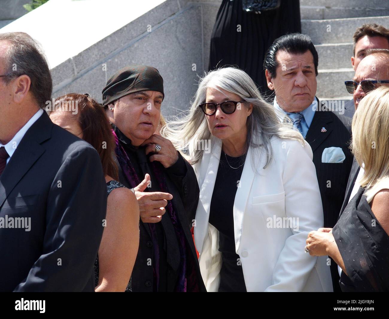 July 13, 2022, New York, New York, USA: July 13, 2022 NEW YORK .Funeral ...