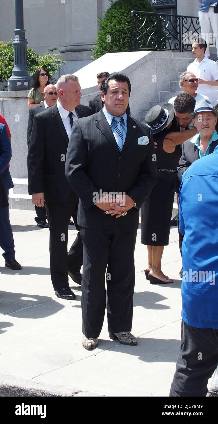 July 13, 2022, New York, New York, USA: July 13, 2022 NEW YORK .Funeral ...