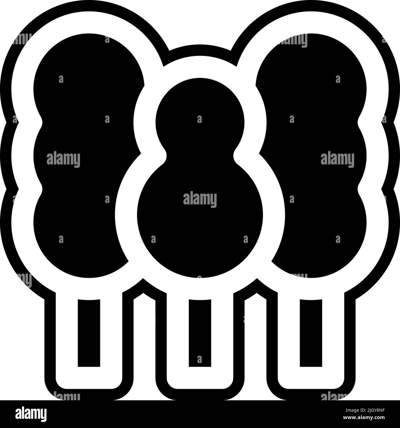 Trees trees icon Stock Vector Image & Art - Alamy