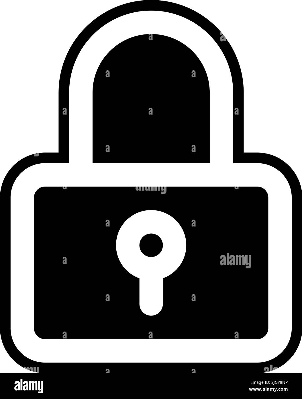 Web buttons lock icon Stock Vector Image & Art - Alamy
