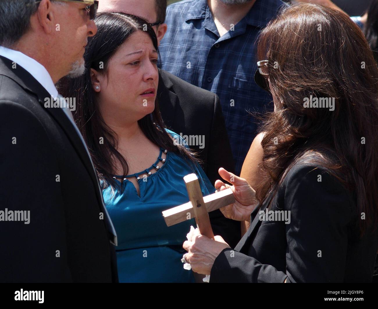 July 13, 2022, New York, New York, USA: July 13, 2022 NEW YORK .Funeral ...