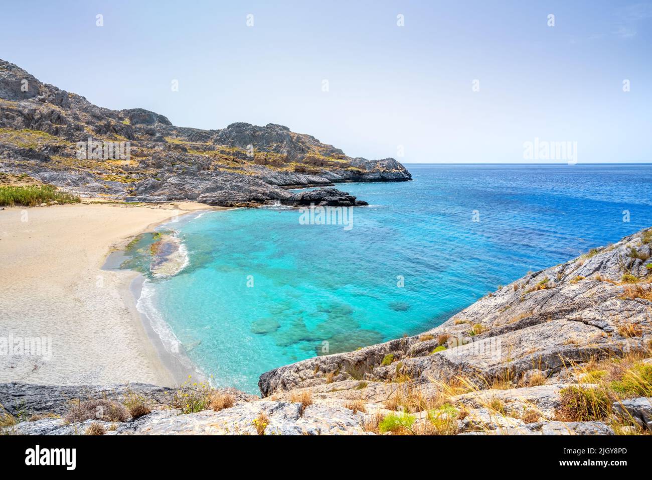 Ammoudi Beach, Finikas, Crete Island, Greece Stock Photo - Alamy