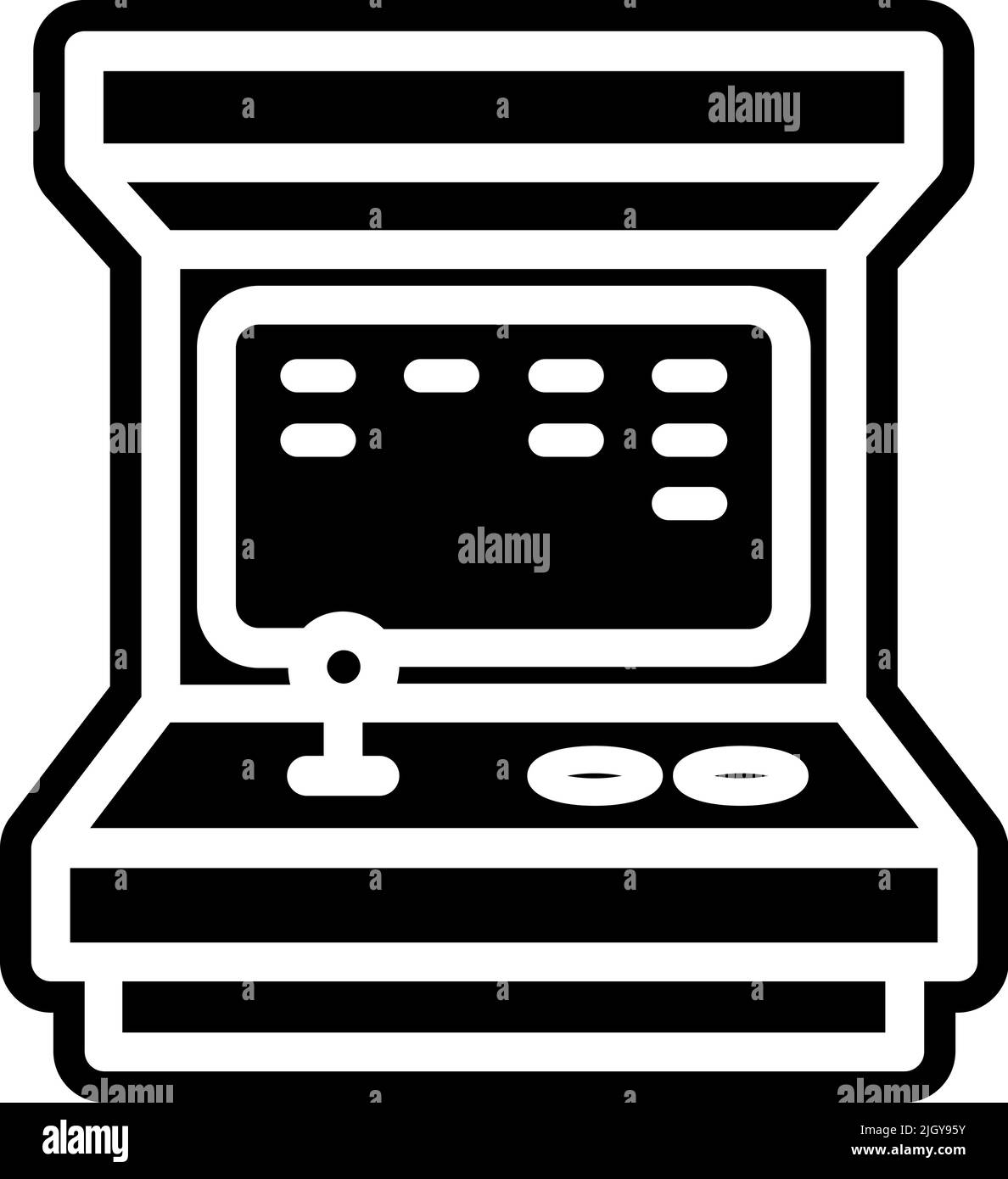 Retro arcade machine icon Stock Vector Image & Art - Alamy
