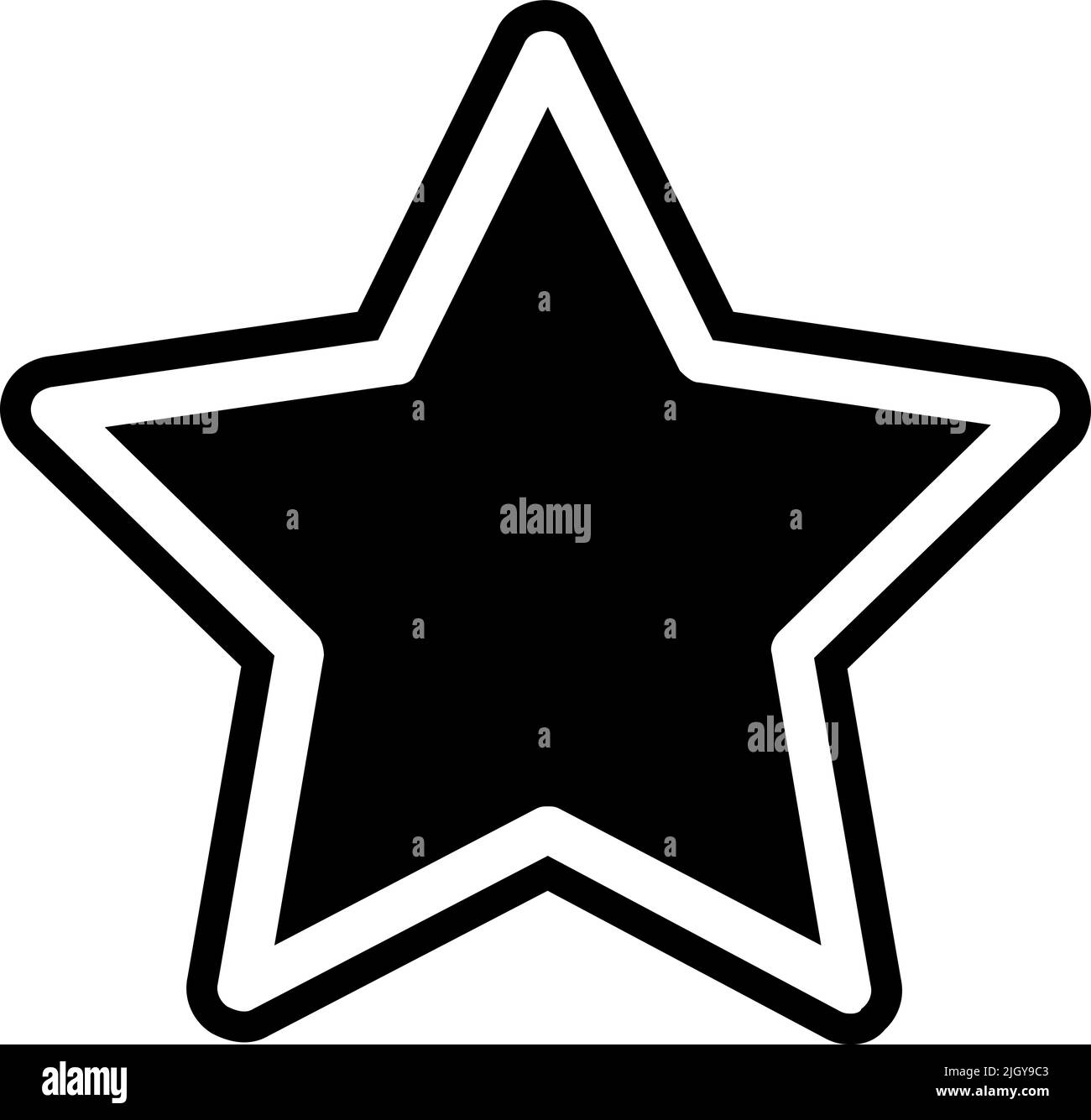 User interface star icon Stock Vector Image & Art - Alamy