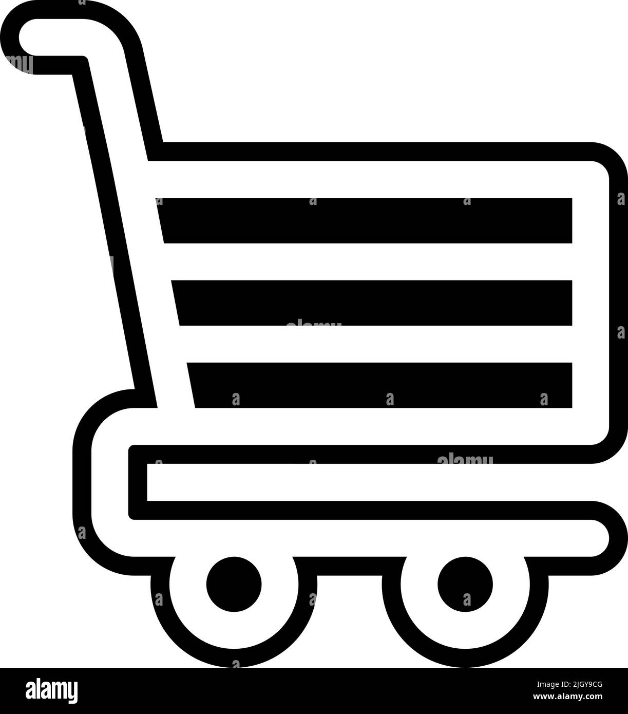 Retail shopping cart icon Stock Vector Image & Art - Alamy