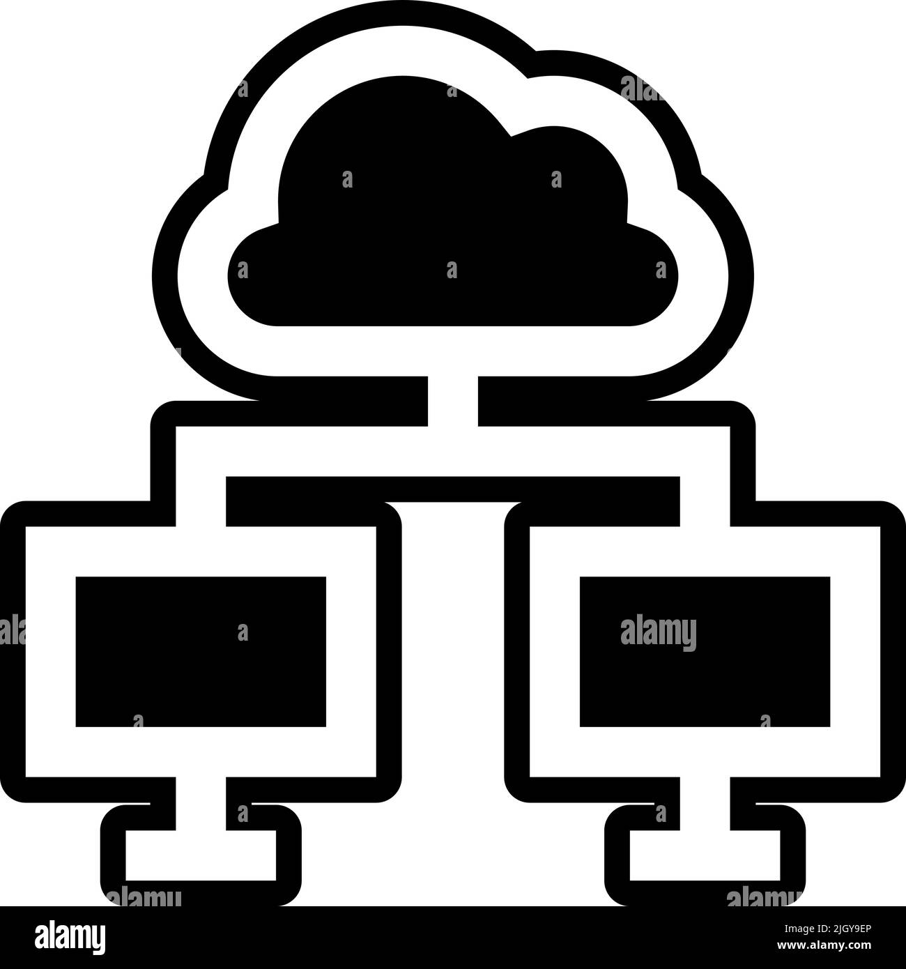 Software maintenance line icon Cut Out Stock Images & Pictures - Alamy