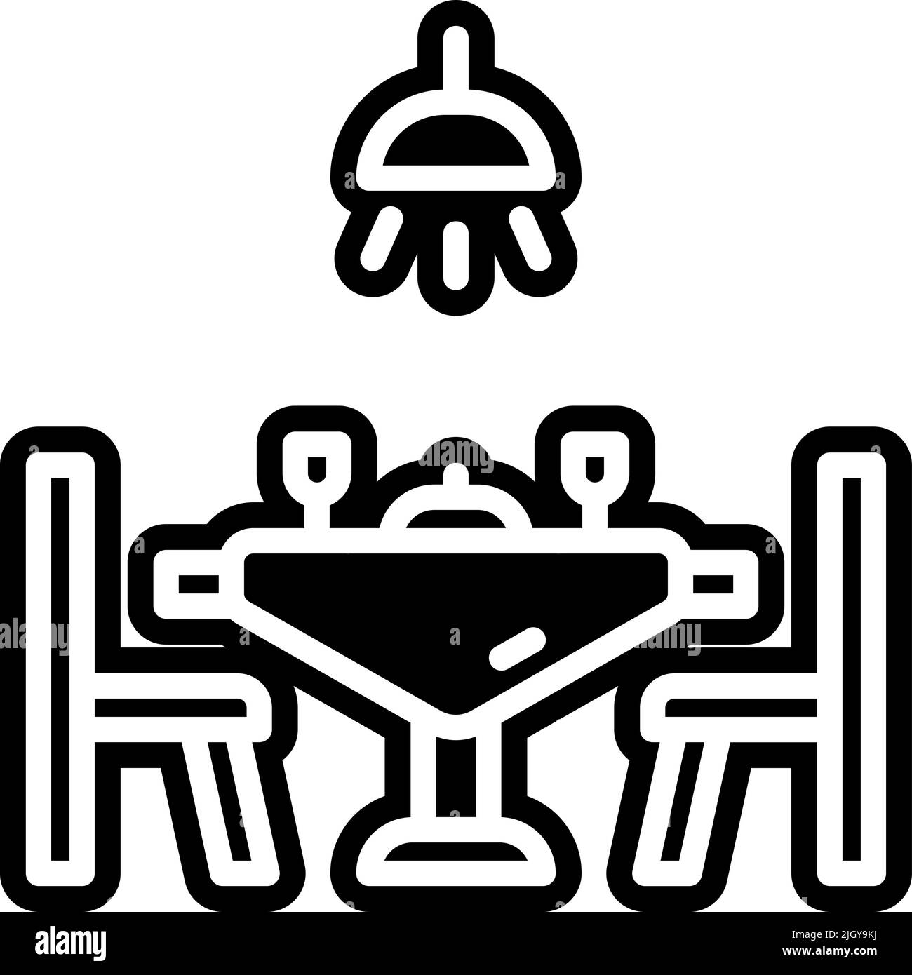 Wedding dinner table icon Stock Vector Image & Art - Alamy