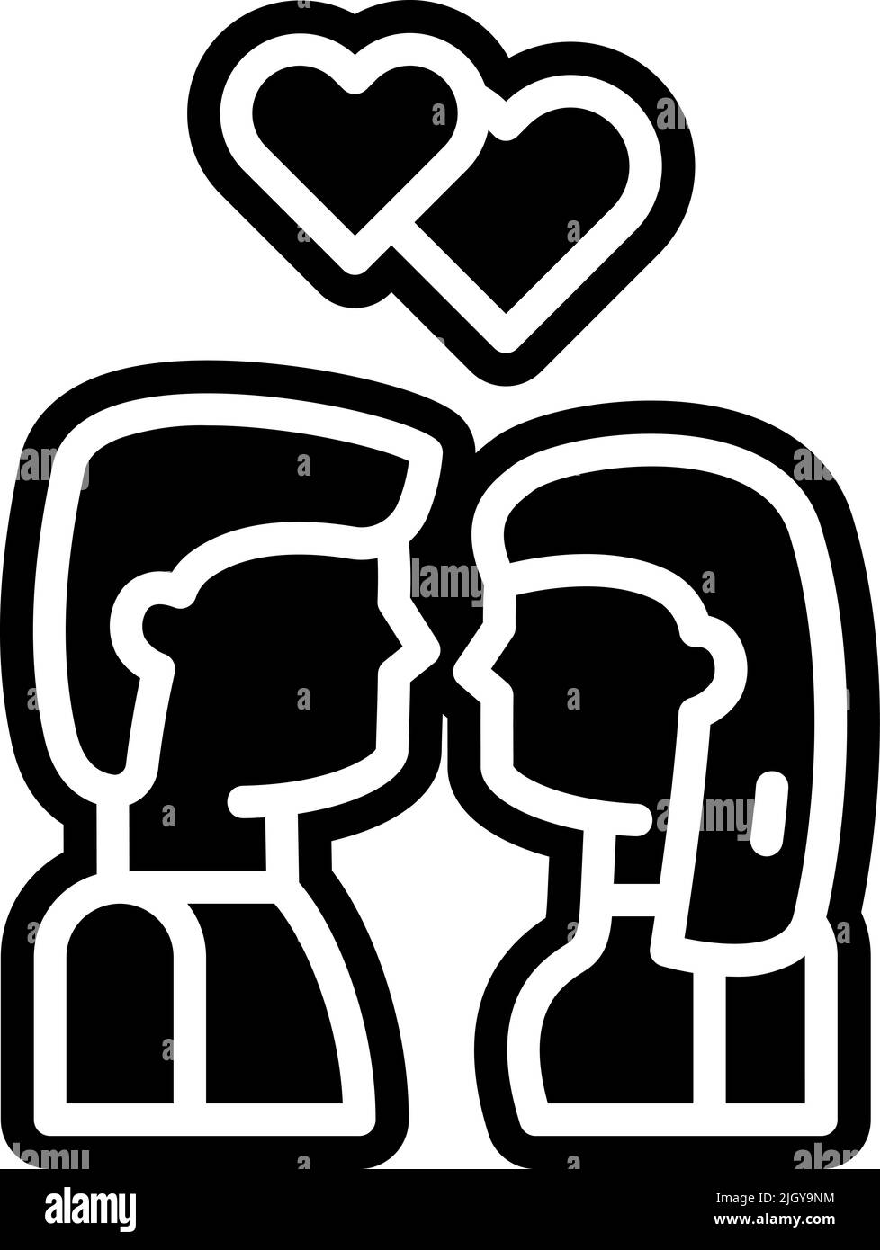 Wedding kiss icon Stock Vector Image & Art - Alamy