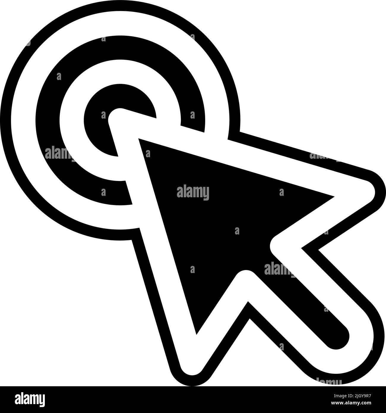 Web buttons click icon Stock Vector Image & Art - Alamy