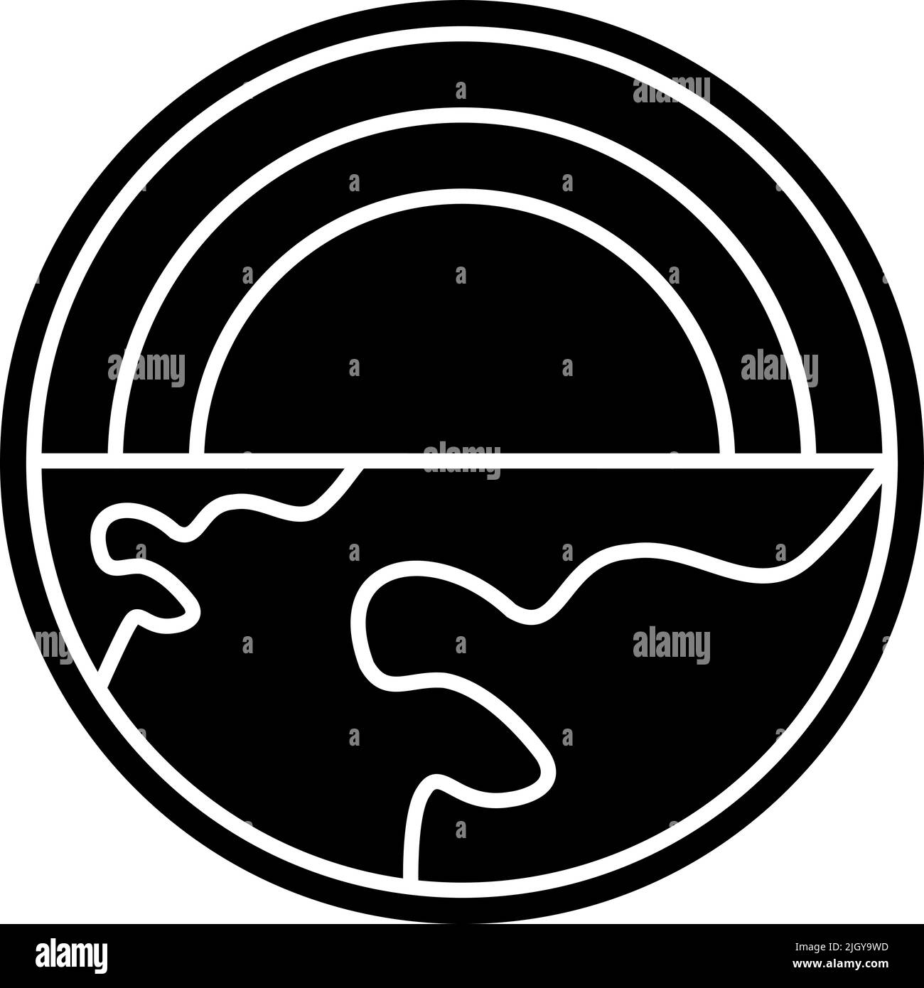 Space earth icon Stock Vector Image & Art - Alamy