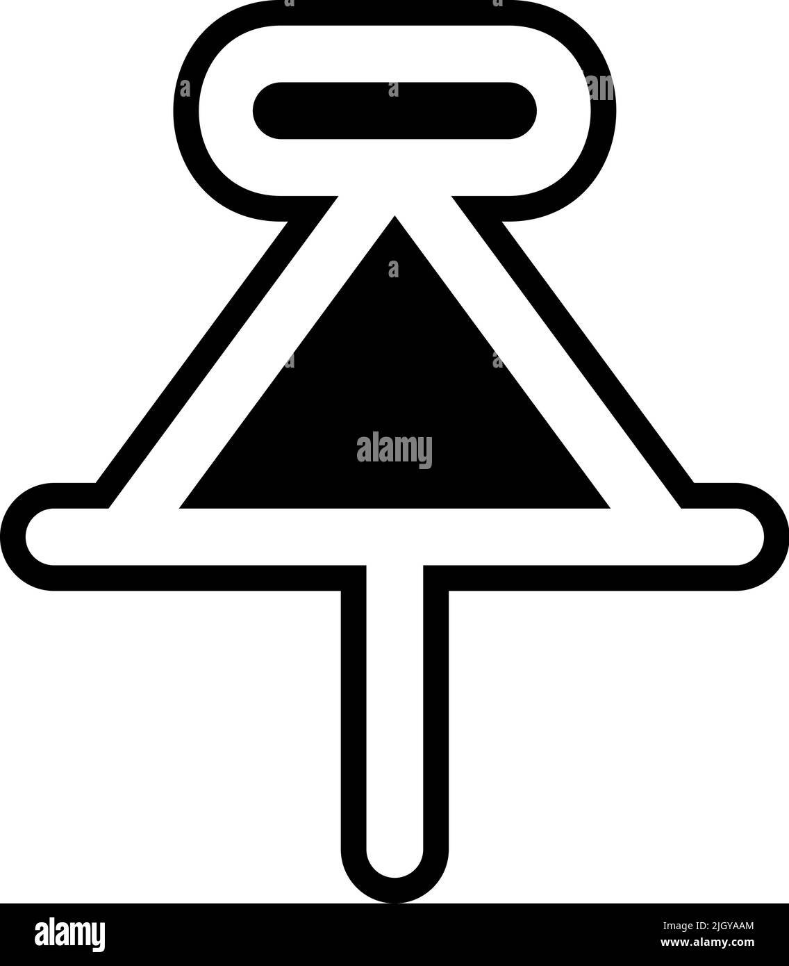 User interface push pin icon Stock Vector Image & Art - Alamy