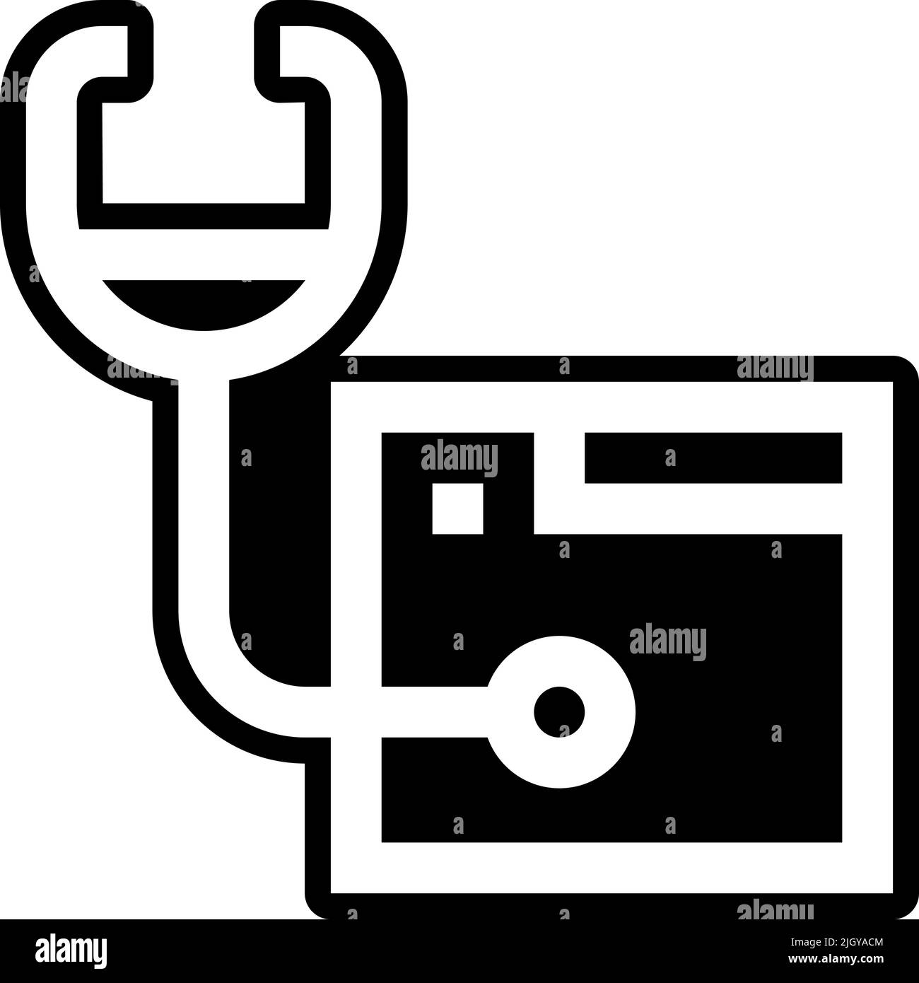 Web maintenance survey icon Stock Vector Image & Art - Alamy