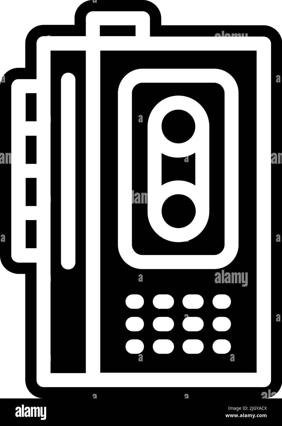 Retro tape recorder icon Stock Vector Image & Art - Alamy