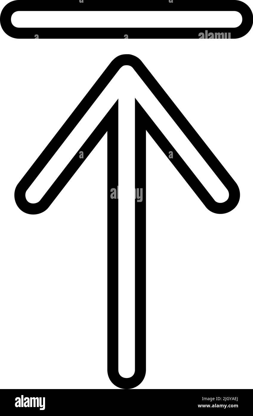User interface up arrow icon Stock Vector Image & Art - Alamy