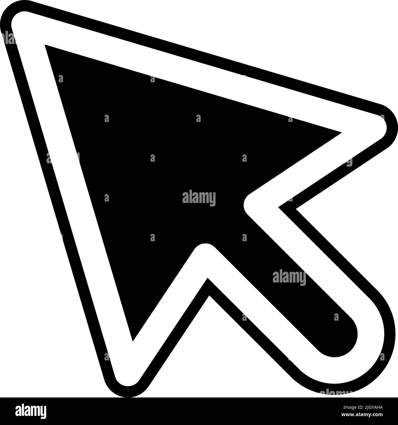 Web buttons cursor icon Stock Vector Image & Art - Alamy