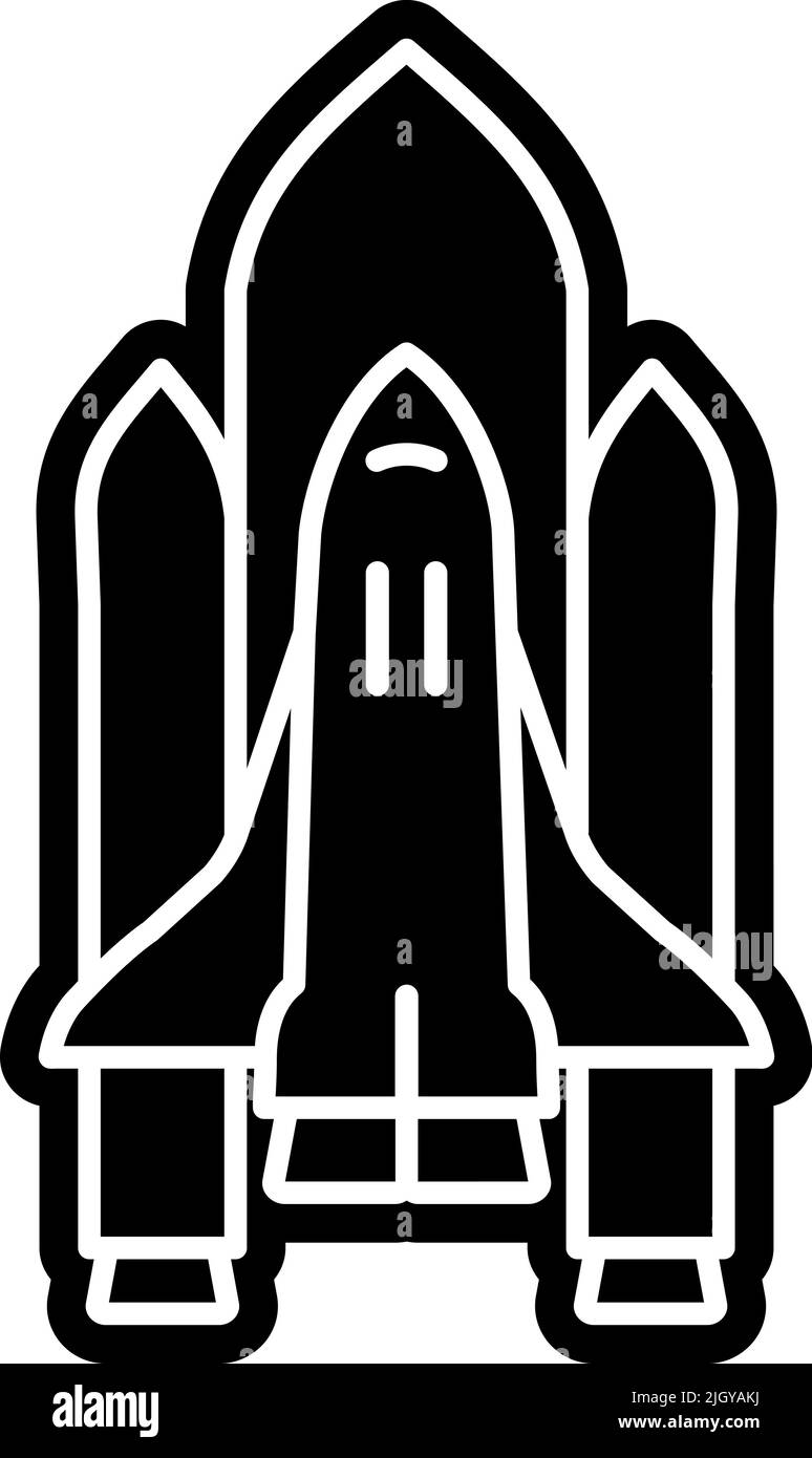 Space space shuttle icon Stock Vector Image & Art - Alamy