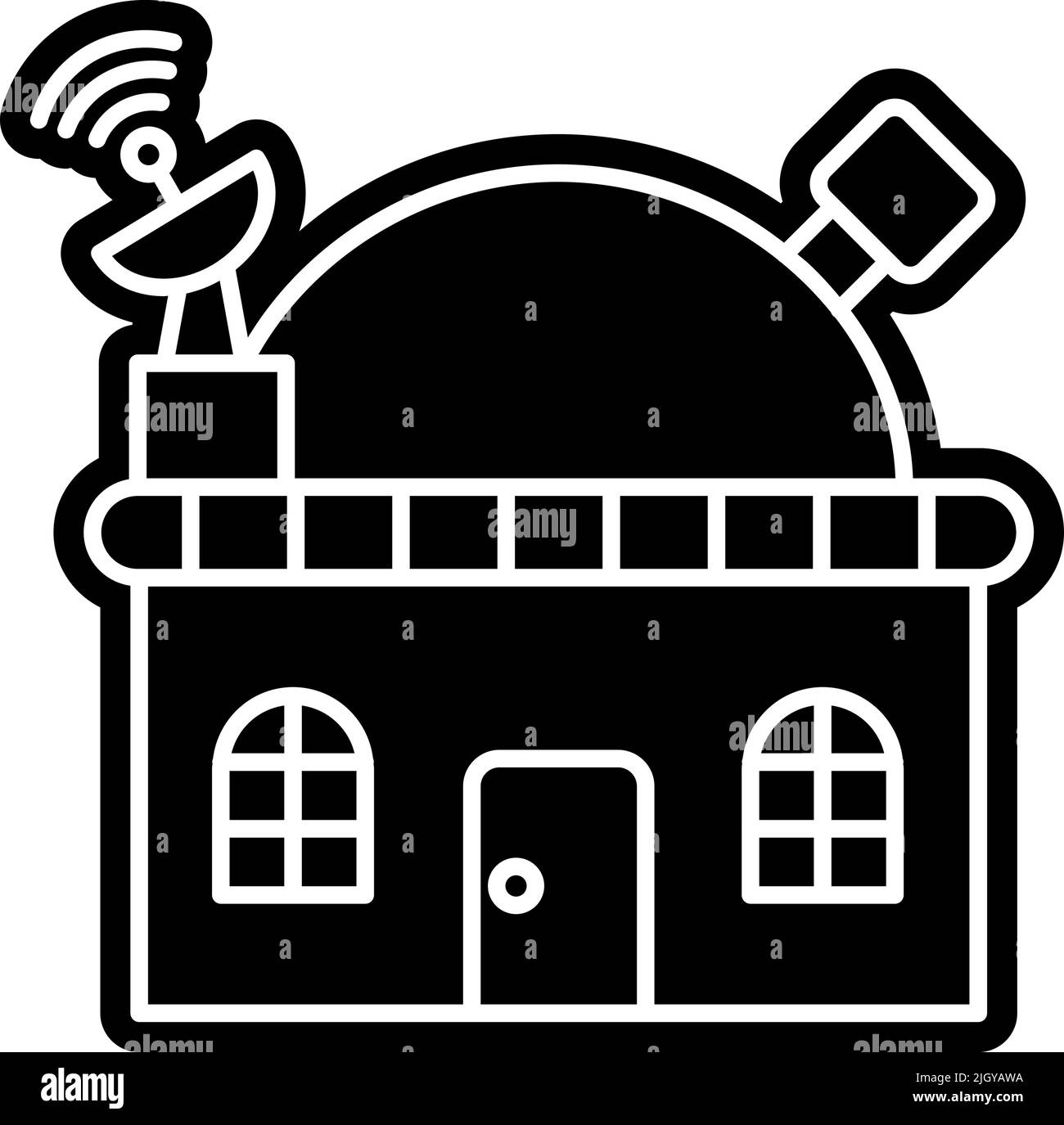 Space observatory icon Stock Vector Image & Art - Alamy