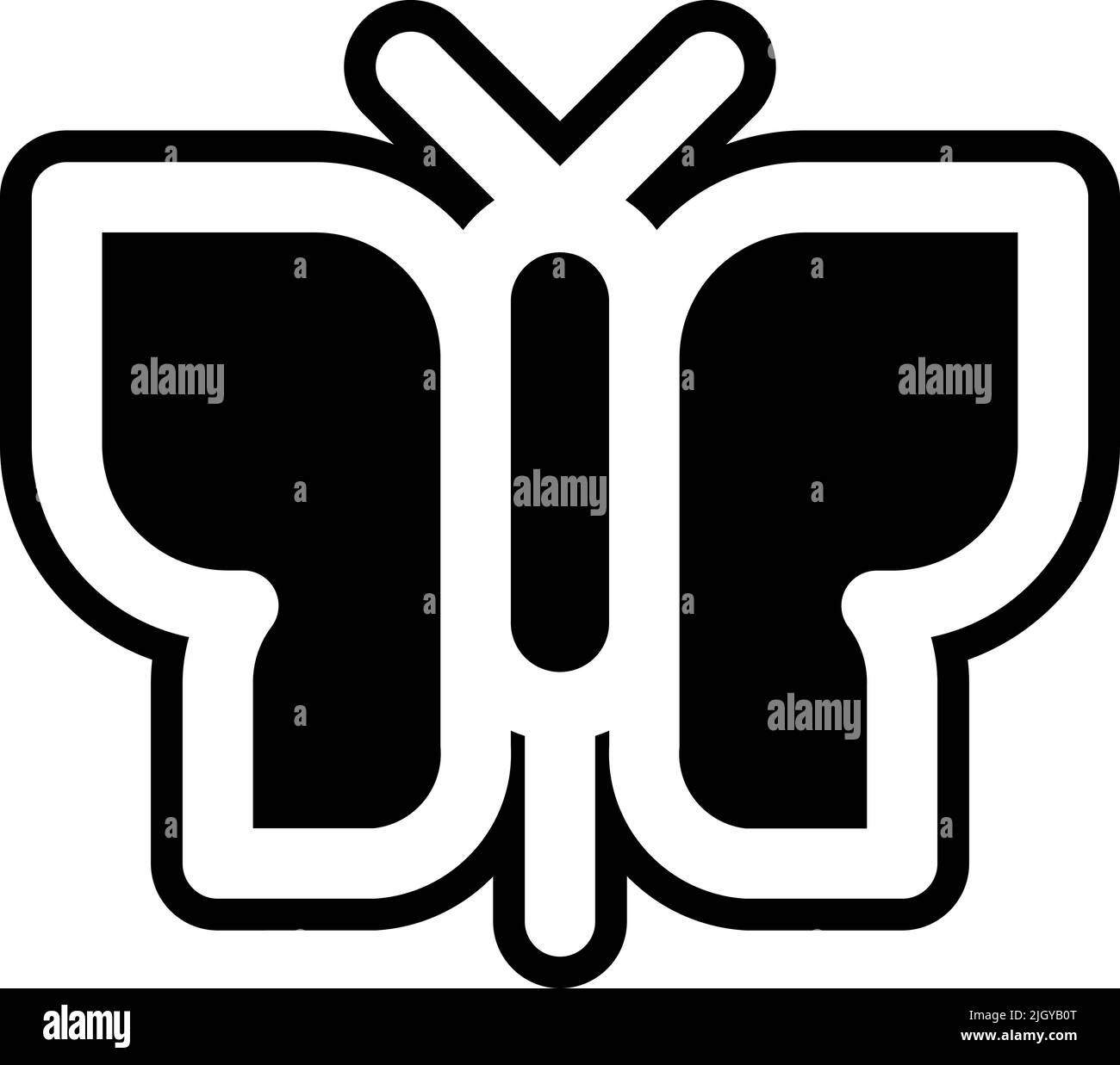 Spring butterfly icon Stock Vector Image & Art - Alamy