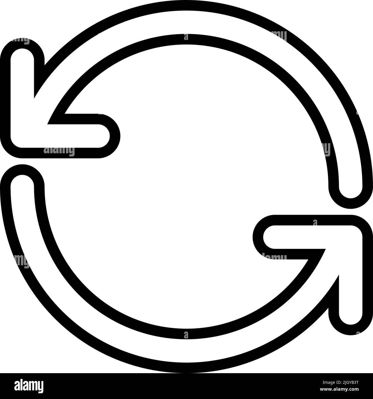 User interface synchronize icon Stock Vector Image & Art - Alamy