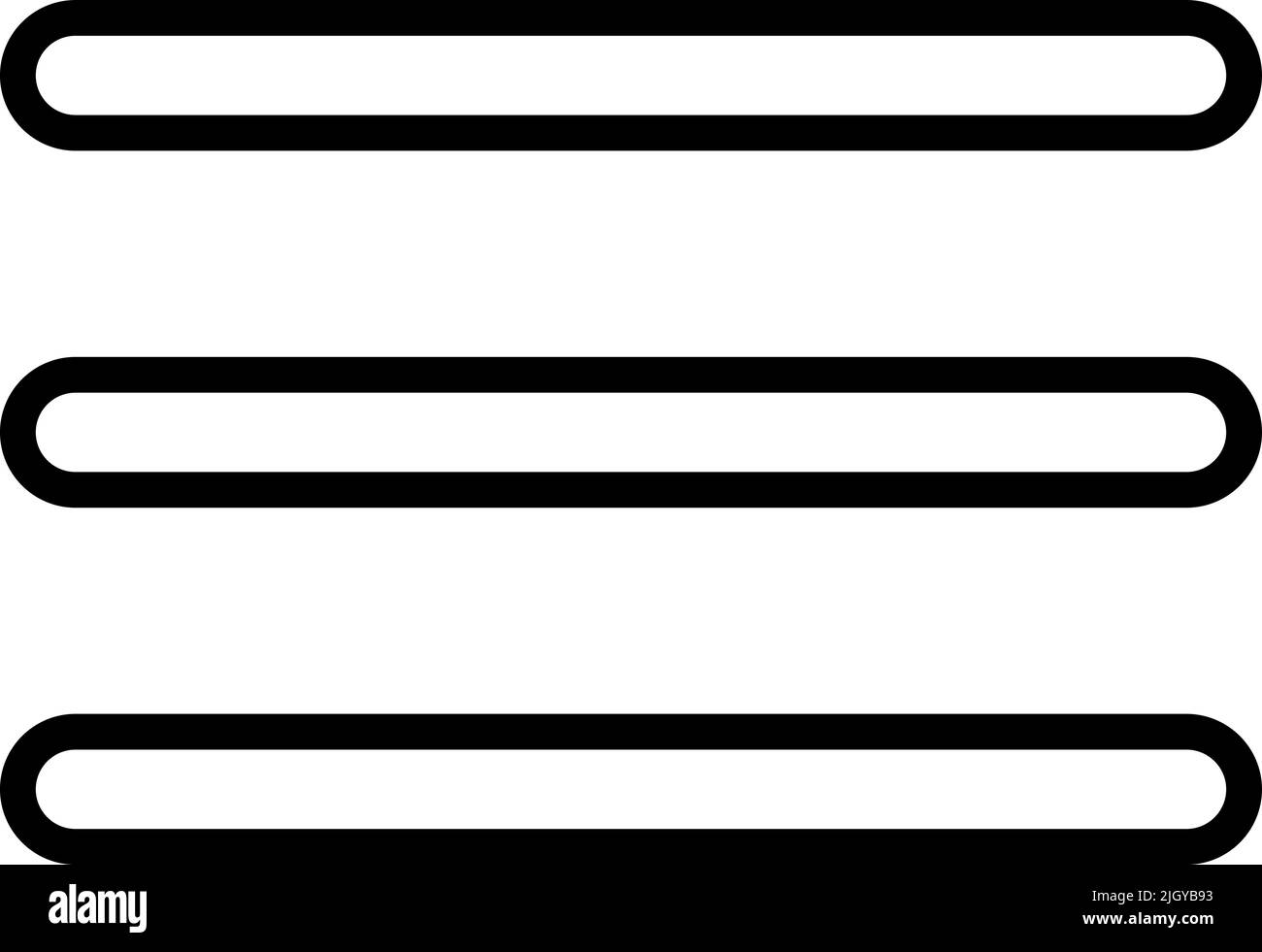 Web buttons open menu icon Stock Vector Image & Art - Alamy