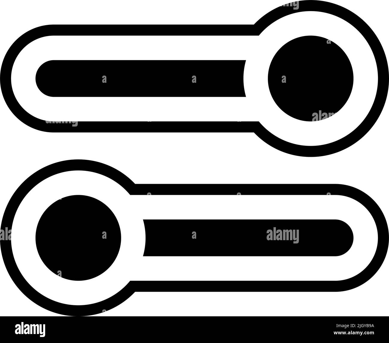 Web buttons switch icon Stock Vector Image & Art - Alamy