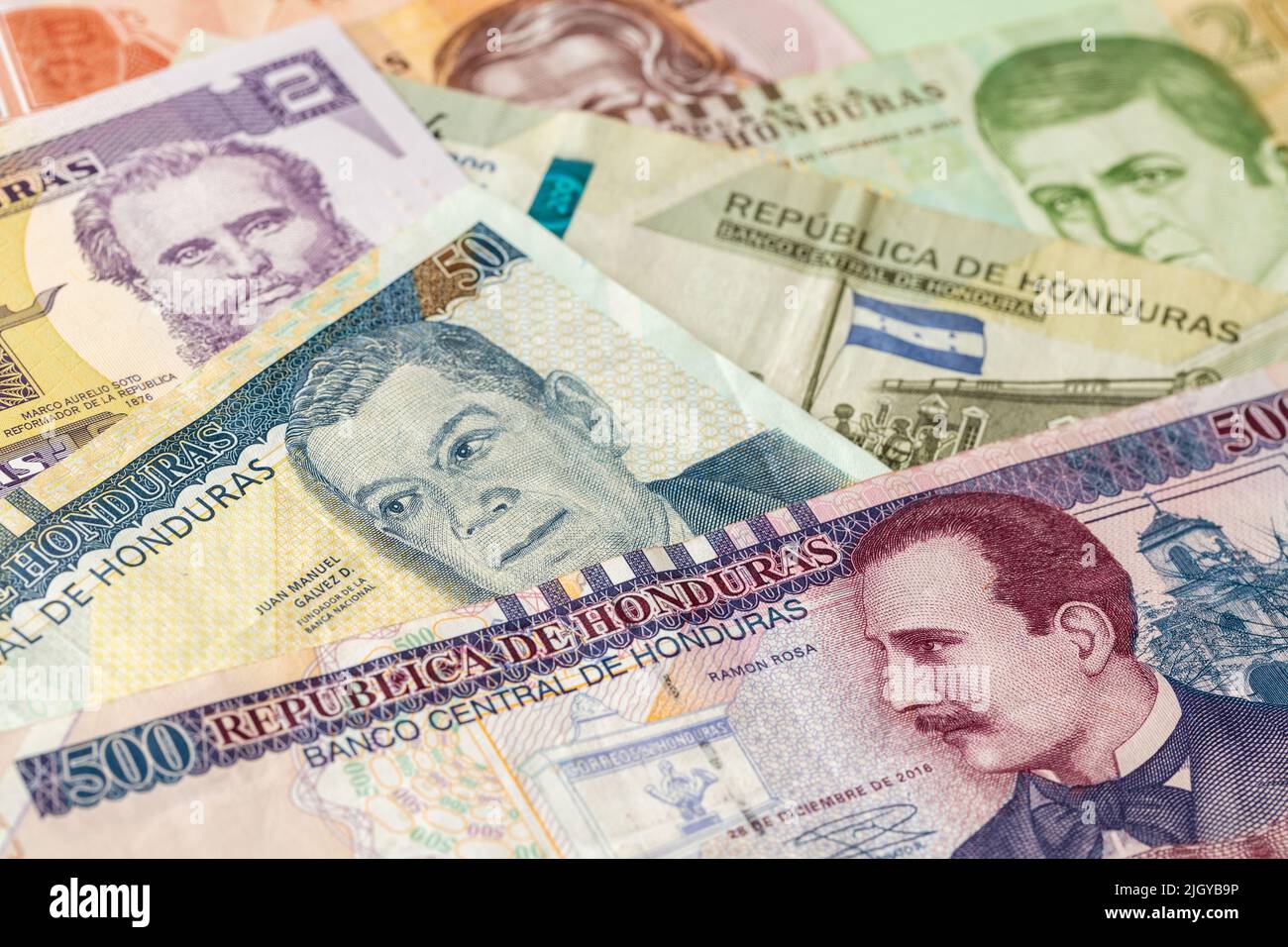 Honduras money, paper banknotes, Creative currency business, banking ...