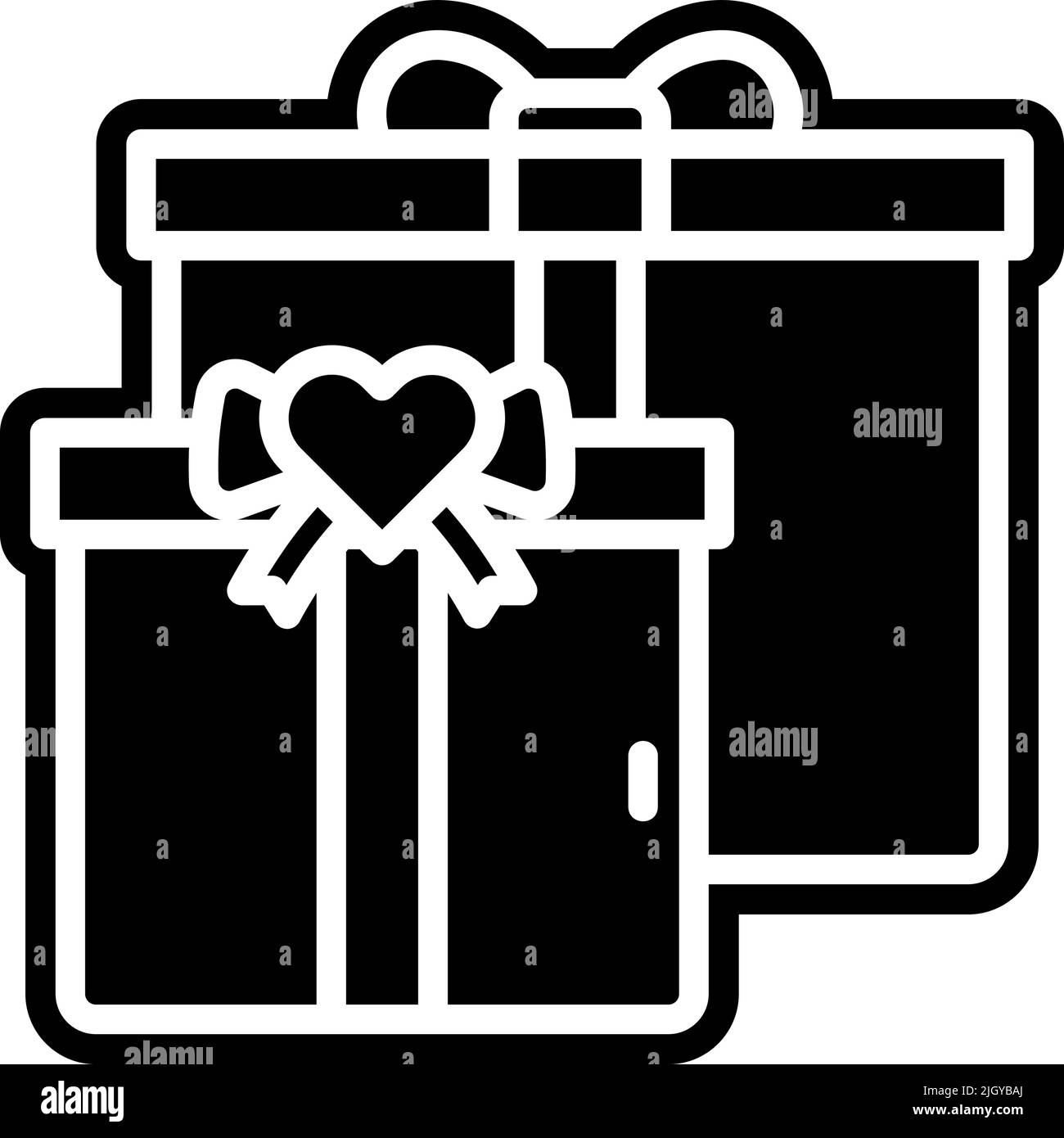 Wedding gift box icon Stock Vector Image & Art - Alamy