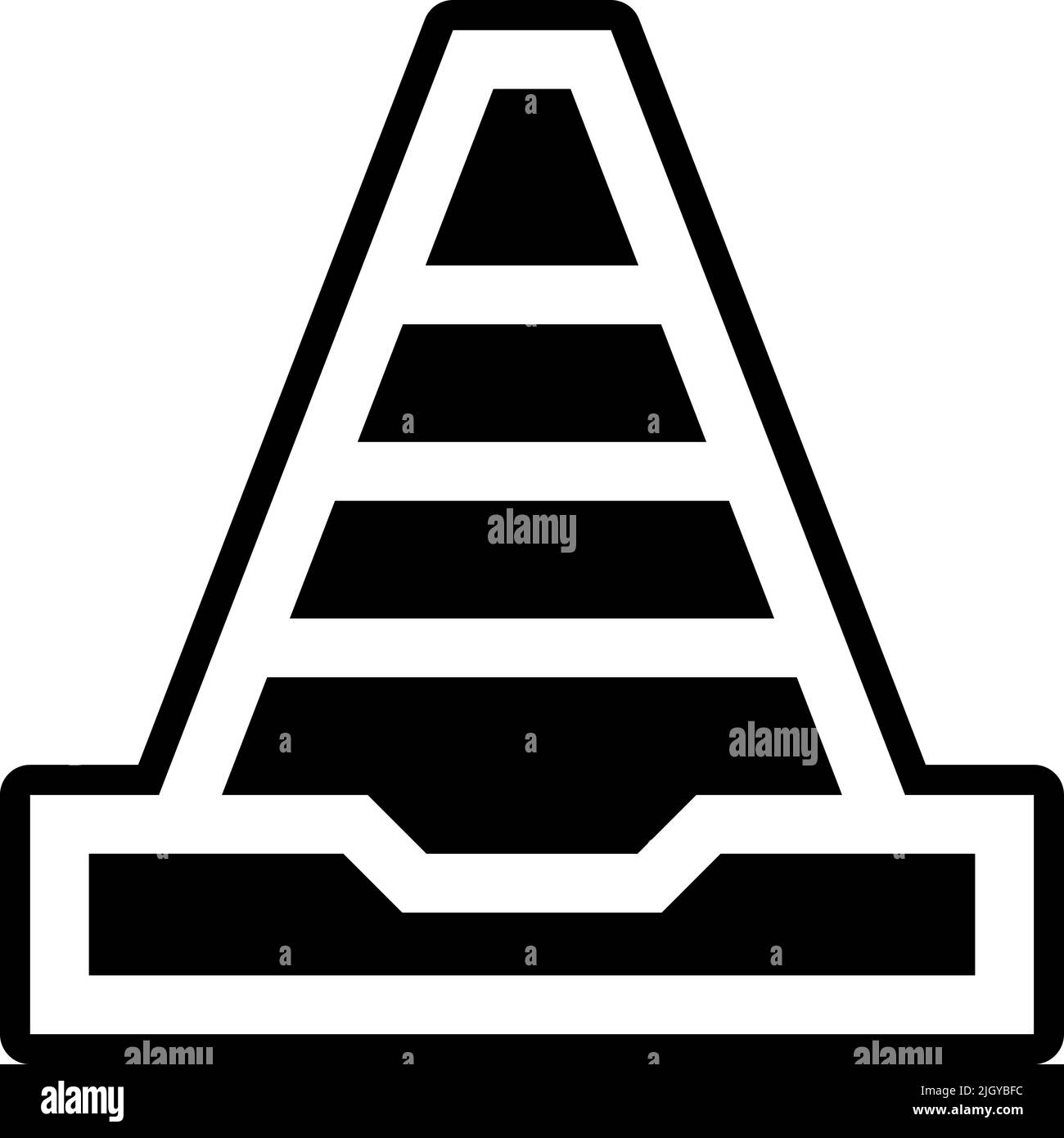 Web maintenance traffic cone icon Stock Vector Image & Art - Alamy