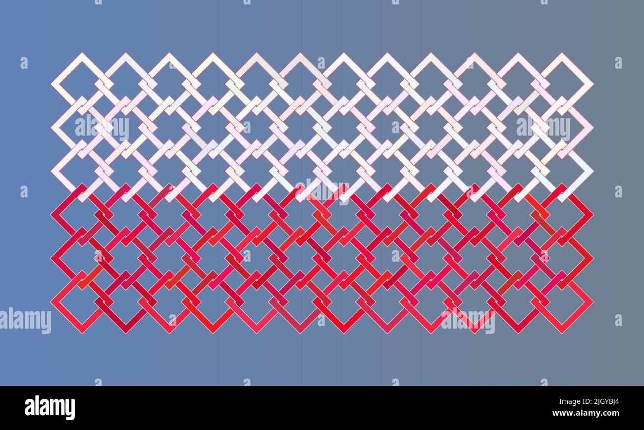 Poland flag illustration done in weaving design. Endless network Stock Photo - Alamy