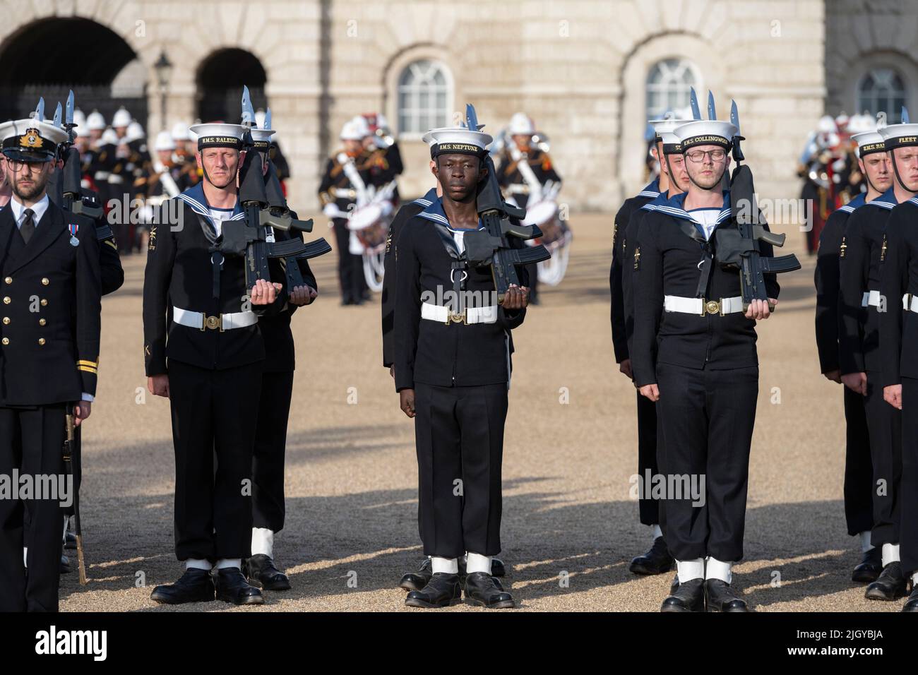 100 strong royal navy guard of honour hi-res stock photography and ...