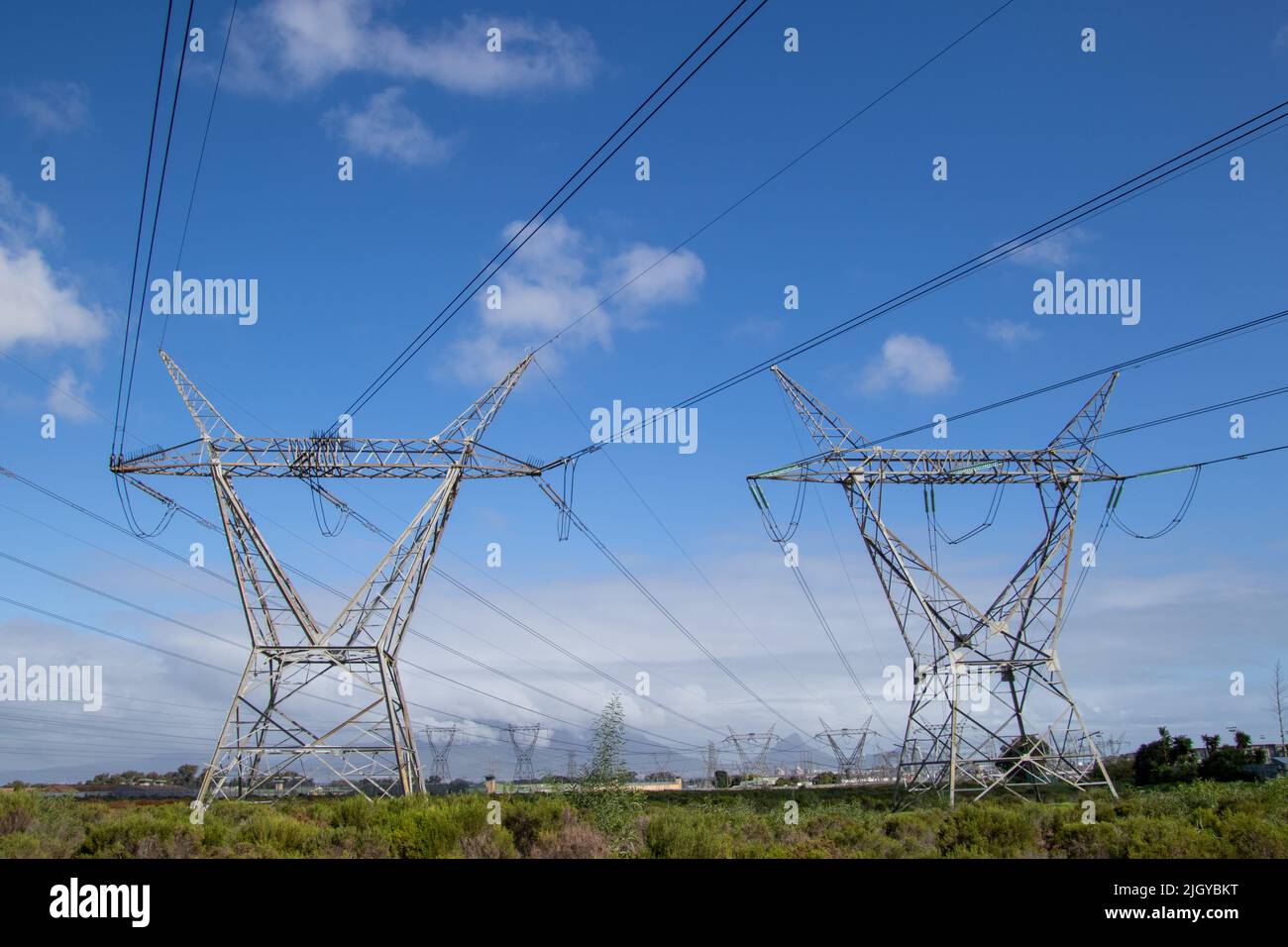 Cape Town, South Africa - the national power grid controlled by state ...