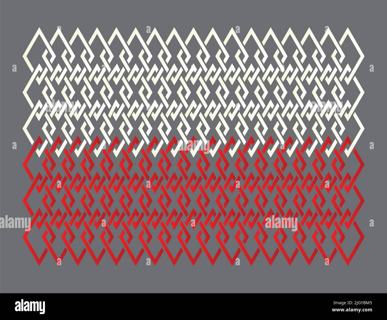 Poland flag illustration done in weaving design. Endless network Stock ...