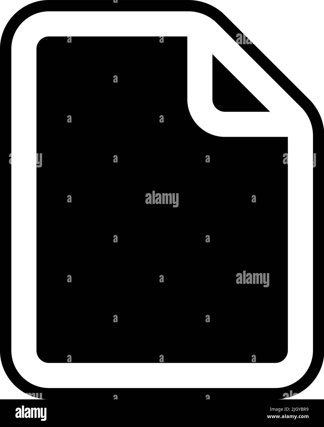 User interface blank page icon Stock Vector Image & Art - Alamy