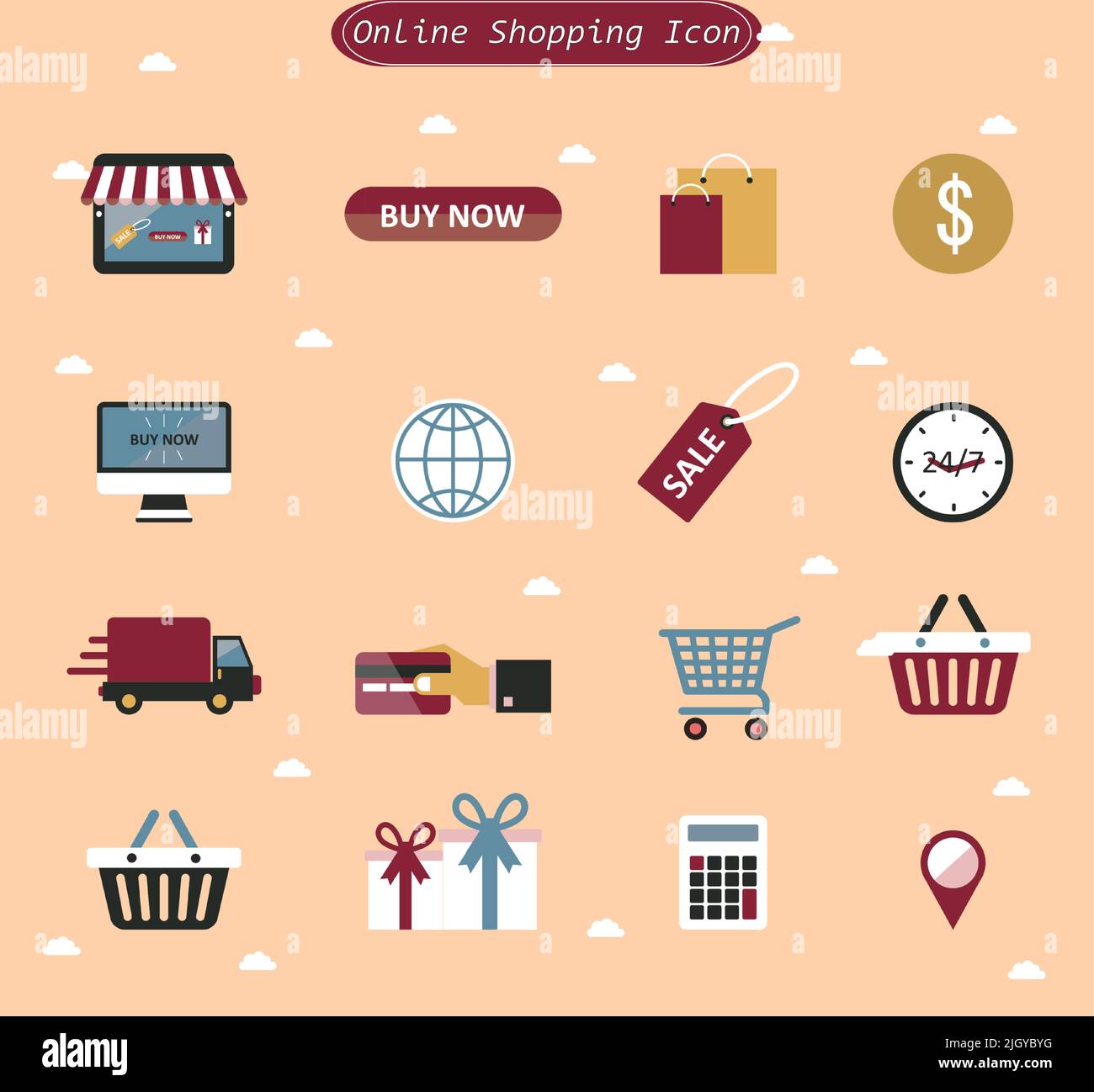 Shopping cart dollar Stock Vector Images - Alamy