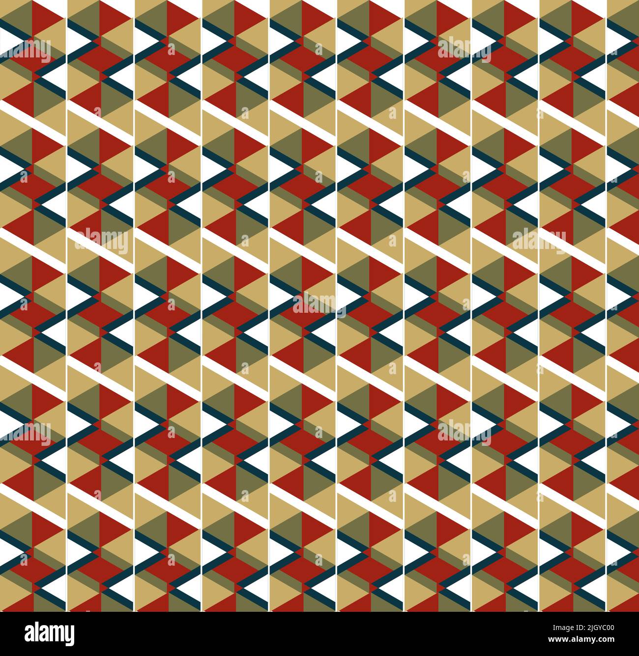 Vintage style zigzag seamless Stock Vector Images - Alamy