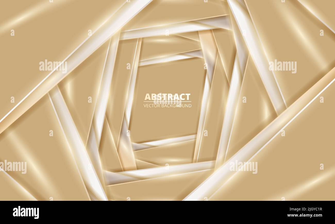 Abstract luxury background with elegant gold and beige lines design ...